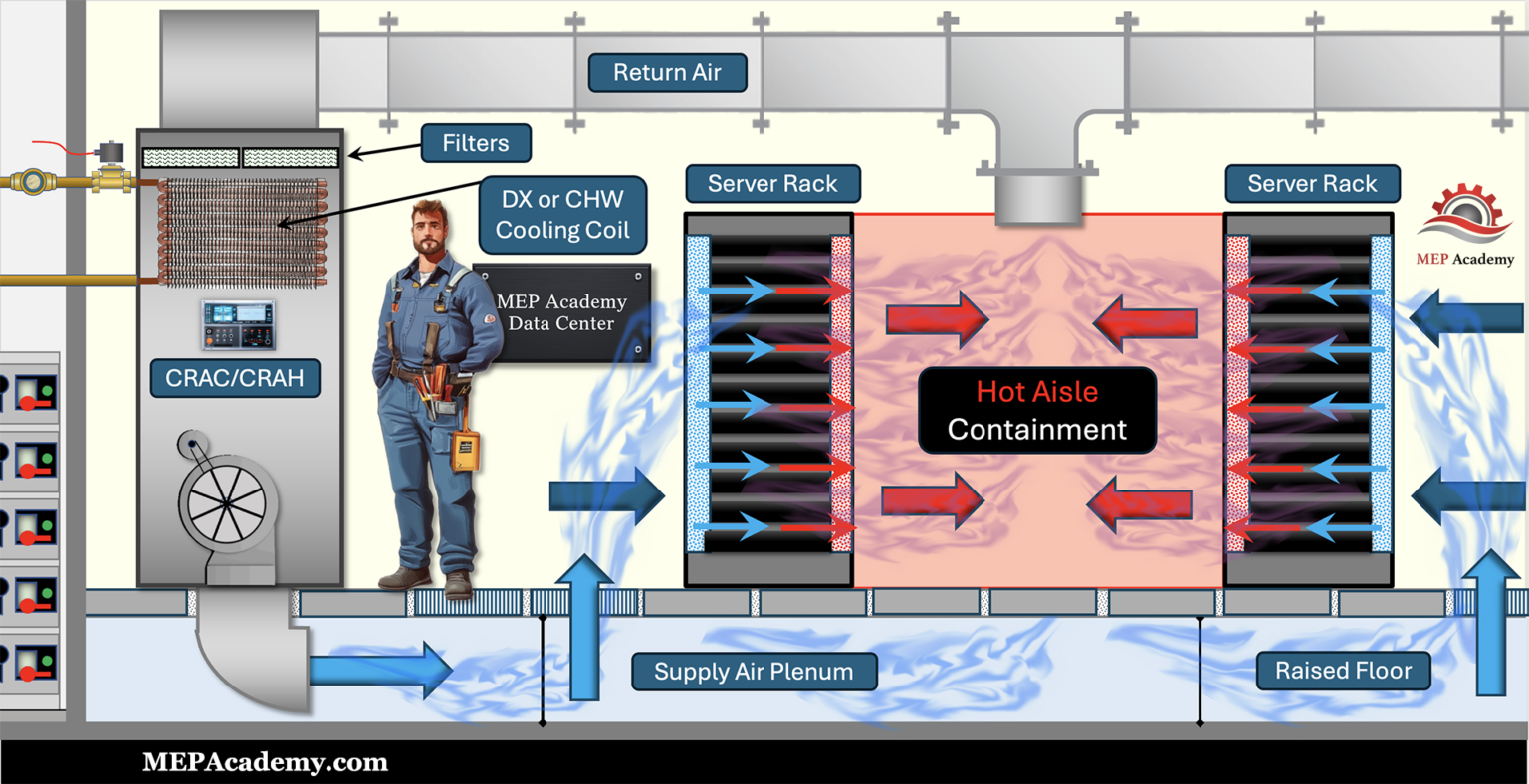 Hot Aisle vs Cold Aisle Containment Explained (Data Center Cooling ...